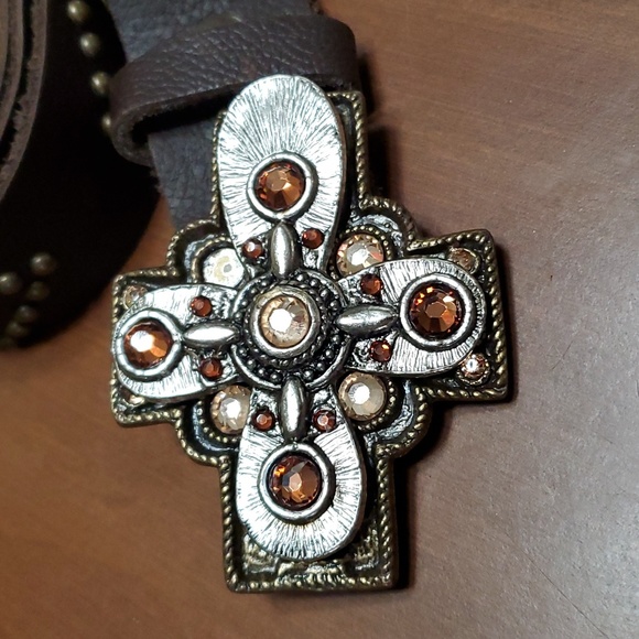 Accessories | Vintage Ornate Cross Buckle | Poshmark